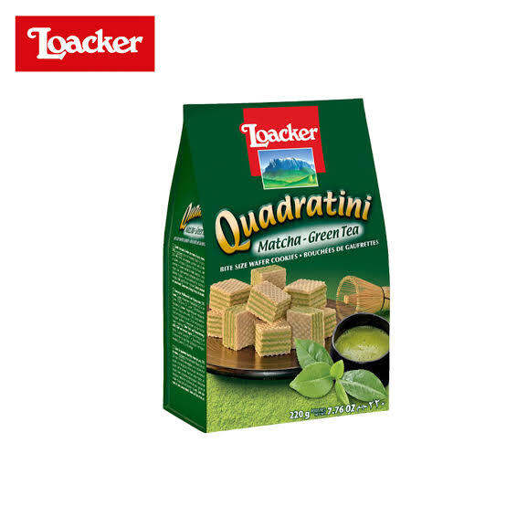 Loacker Quadratini Matcha Green Tea Wafer 110g | | Lazada PH