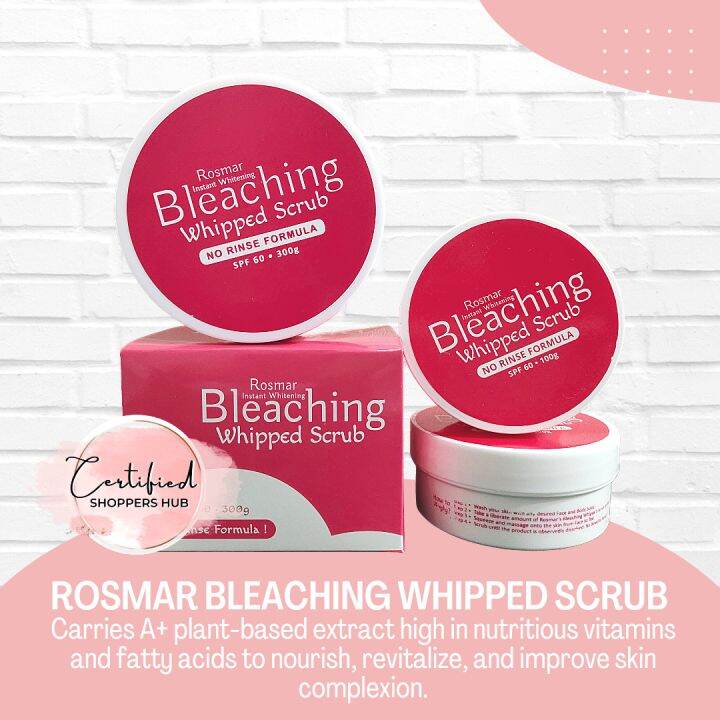ROSMAR BLEACHING WHIPPED SCRUB | Lazada PH