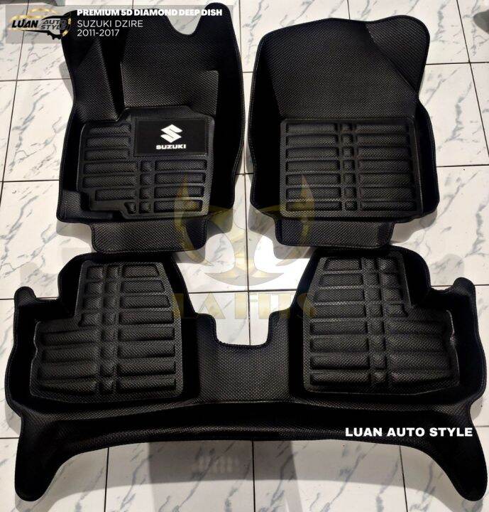 SUZUKI DZIRE/SWIFT 2011-2017/2018-2023 PREMIUM 5D DIAMOND DEEP DISH ...