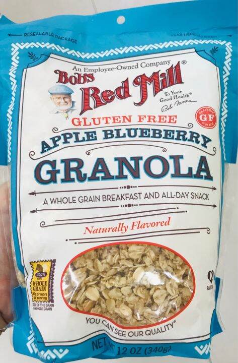 Bob’s Red Mill Granola Apple Blueberry Gluten Free 340g | Lazada PH