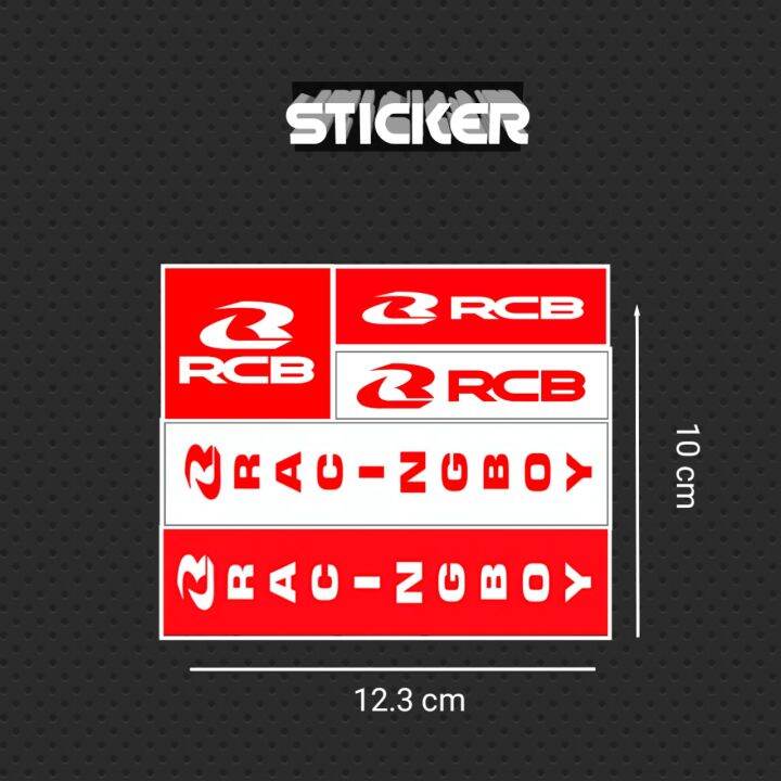 STIKER RCB STICKER RACINGBOY | Lazada Indonesia