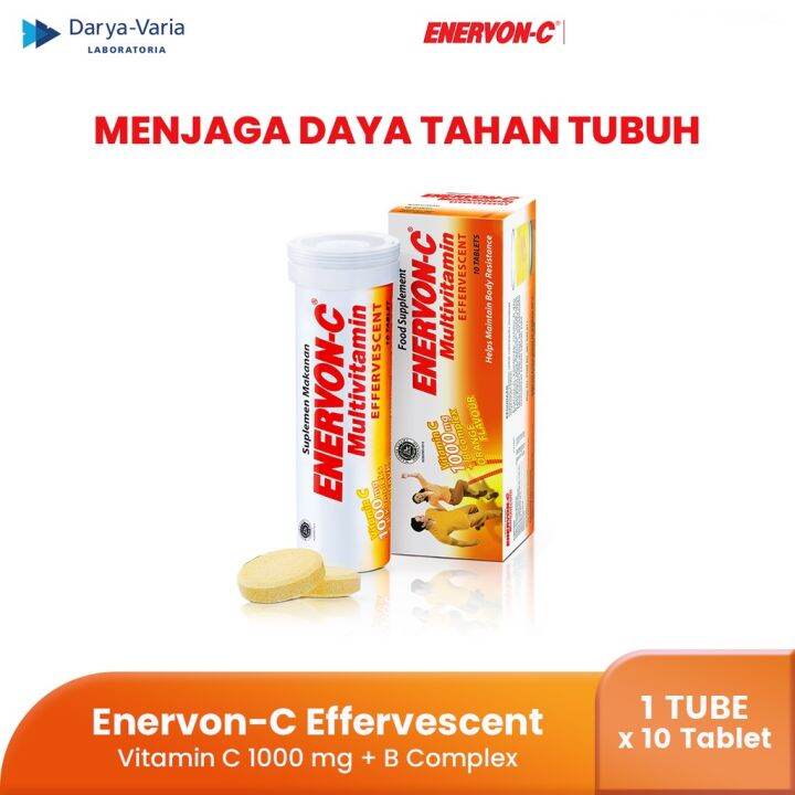 Enervon C Effervescent 10 Tablet | Lazada Indonesia