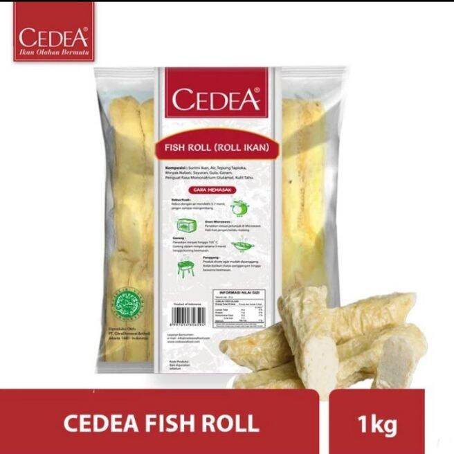 CEDEA Frozen Food fish Roll 1kg CEDEA Roll ikan 1kg (FROZEN) | Lazada ...