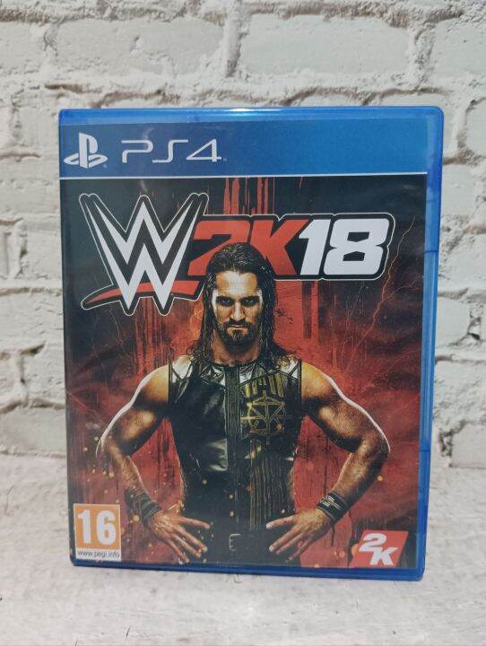 แผ่นเกมส์PS4 WWE 2K18 มือสองปกปริ้น | Lazada.co.th