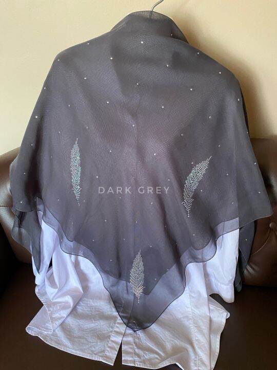 Tudung Bawal Airis Premium Manik Exclusive | Lazada
