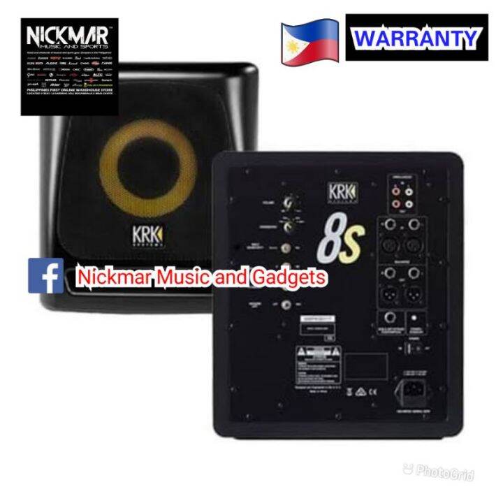 KRK S8.4 Powered Studio Subwoofer 1YR WARRANTY | Lazada PH