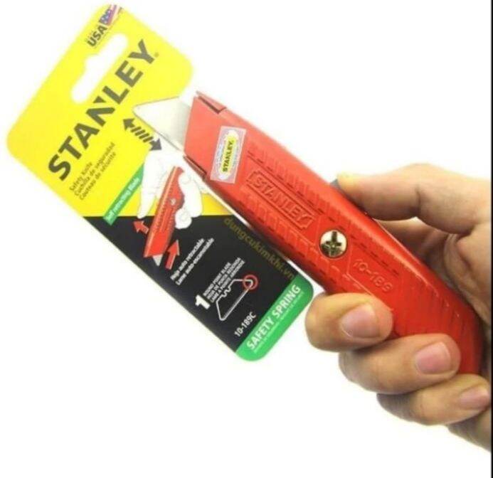 pisau Cutter otomatis Interlock Safety Utility Knife 10-189C stanley ...
