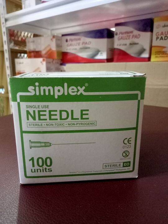 Simplex Needle 23G x1 | Lazada PH