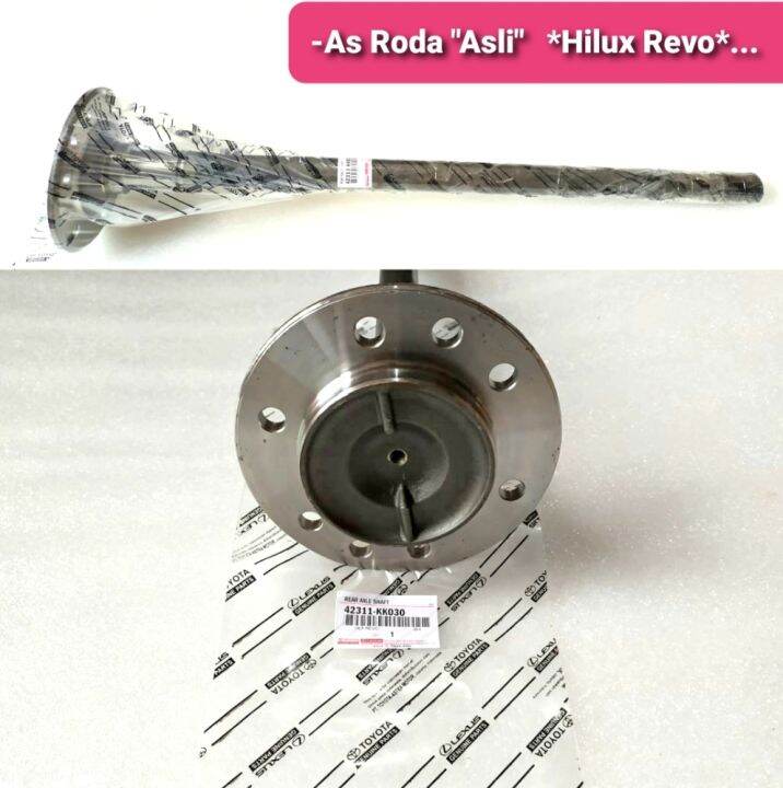 AS RODA BELAKANG SHAFT REAR AXLE TOYOTA FORTUNER VRZ HILUX REVO ASLI ...
