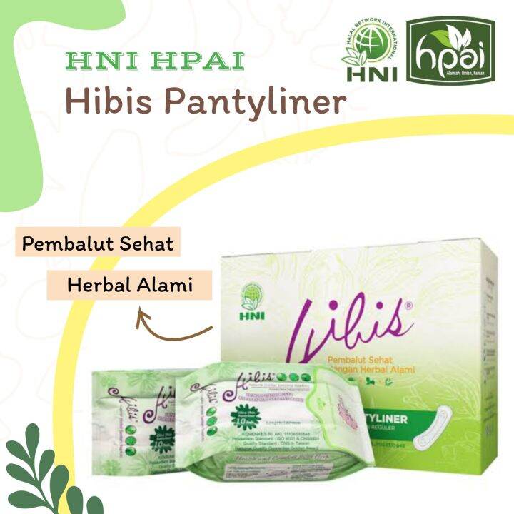 HIBIS PANTYLINER HNI HPAI 100 % ORIGINAL| Pembalut Herbal Hni Hpai | Lazada Indonesia
