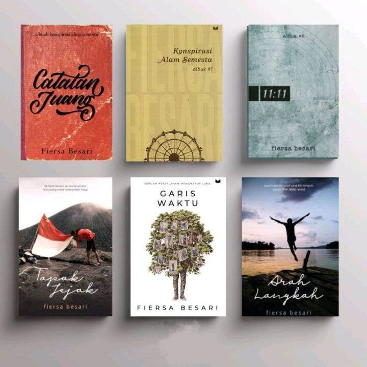 Koleksi Novel Fiersa Besari: Catatn Juang, Konspirasi, 11:11 Tapak ...