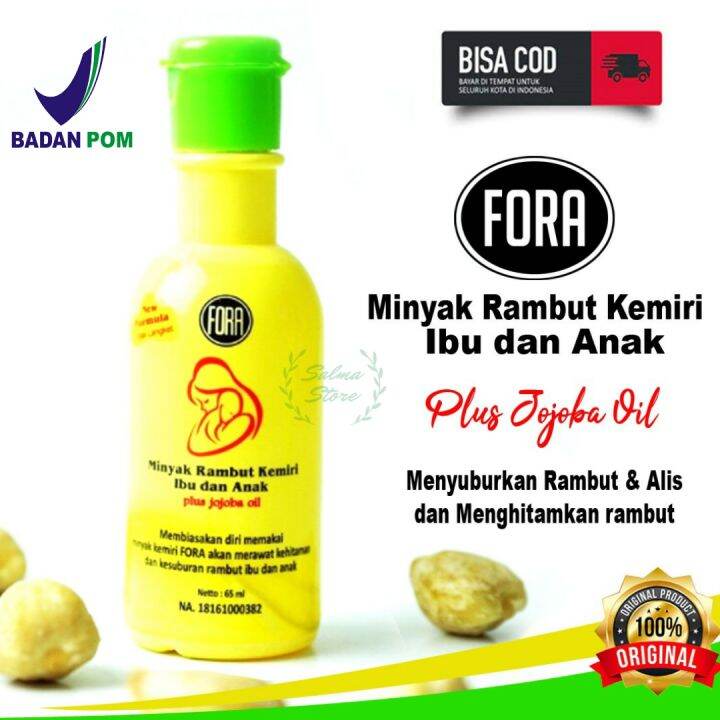 Minyak Kemiri Ibu dan Anak Fora Natures 65 ml | Lazada Indonesia
