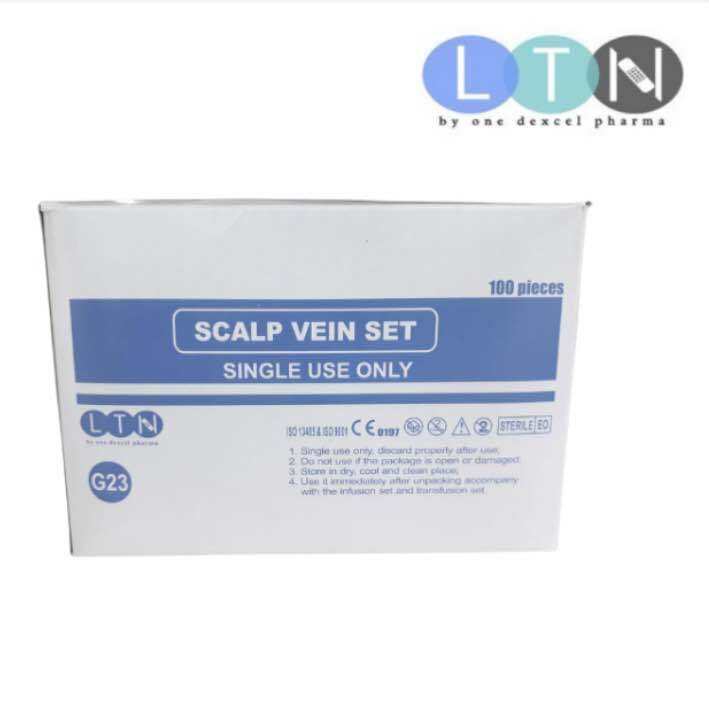 Scalp Vein Set (G23 and G25) 100 Pcs Per Box by LTN | Lazada PH
