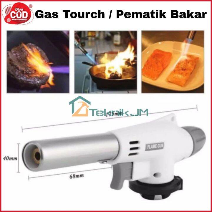 Pematik Bakar Gas Blow Torch Flame Gun [ 1300Cc ] New Brand Premium ...