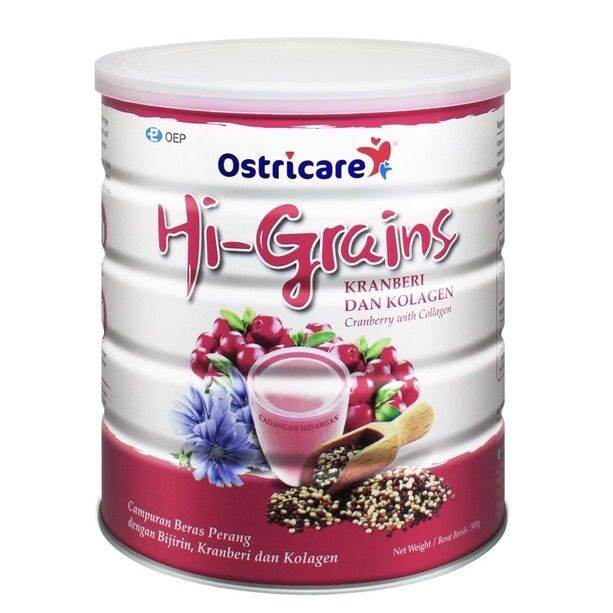 Ostricare Hi-Grains Multigrain Beverage 蔓越莓营养谷粮+胶原蛋白Cranberry With ...