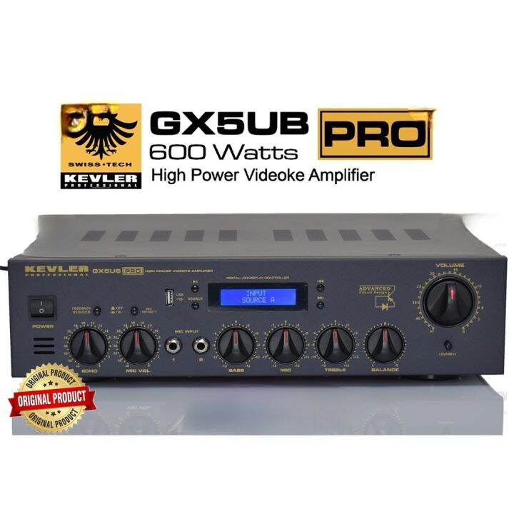 Kevler GX-5UB PRO Amplifier 600w Original | Lazada PH