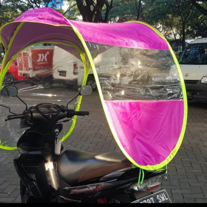 Payung Motor Ada Jendela Sebelum Dan Sesudah / Kanopi Sepeda Motor ...