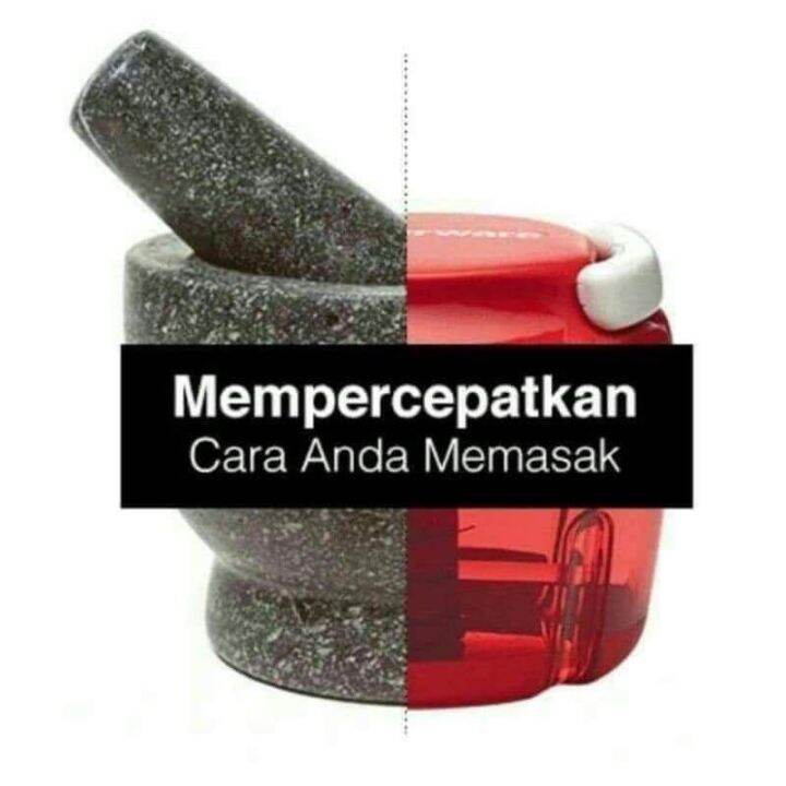 READY STOCK TURBO CHOPPER TUPPERWARE (1)/LESUNG BATU/TUMBUK LADA ...
