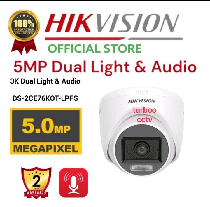 KAMERA CCTV Indoor 5Mp Hikvision Cctv audio | Lazada Indonesia