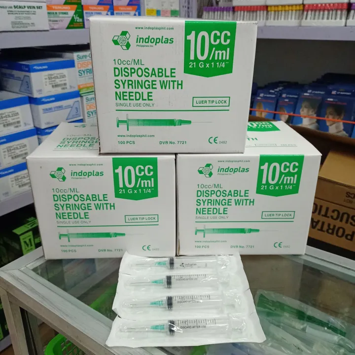 10cc Syringe with Needle 100 PCs. 21G x 1 1/4" | Lazada PH