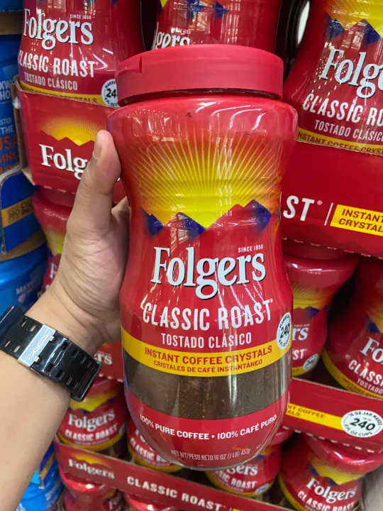 FOLGERS CLASSIC ROAST COFFEE 453 Grams | Lazada PH