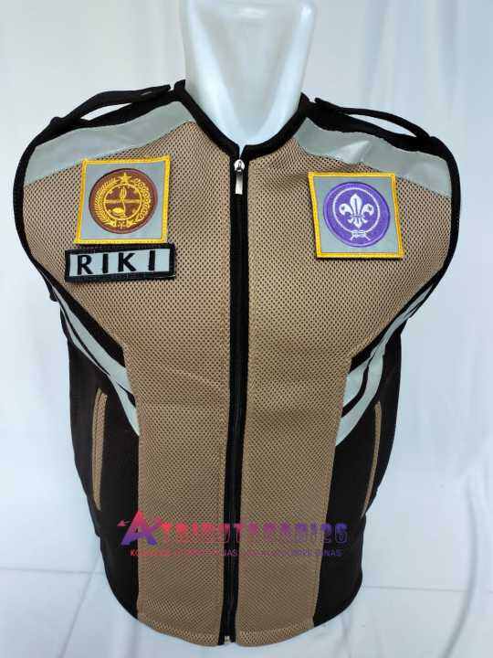 rompi pramuka jala tebal/rompi scout tebal/rompi prmuka terbaru ...