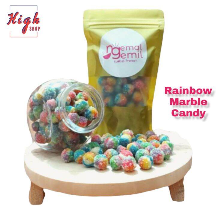 Rainbow Marble Candy - Permen Gula Pelangi | Lazada Indonesia