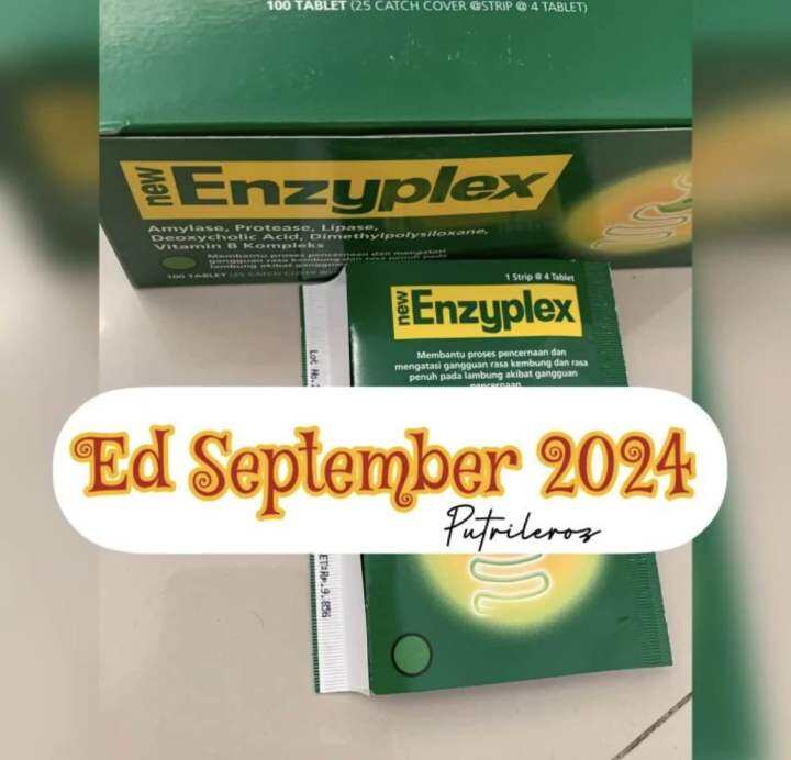 NEW ENZYPLEX obat lambung kembung / gerd / aslam / pencernaan | Lazada ...
