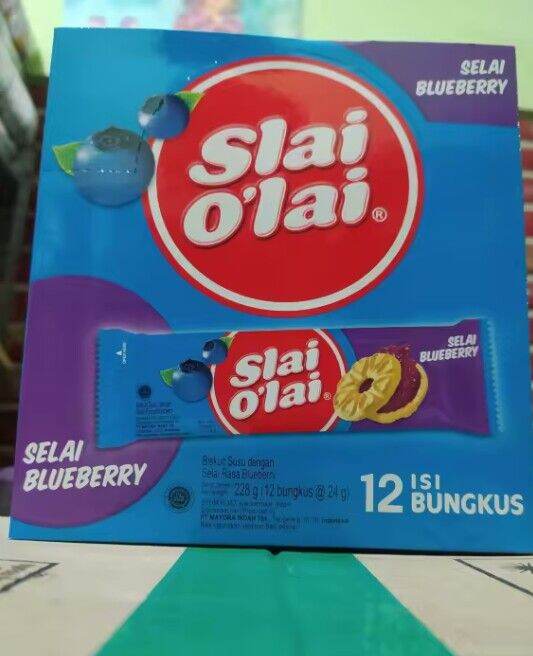 SLAI OLAI BLUEBERRY BOX ISI 12 PCS | Lazada Indonesia