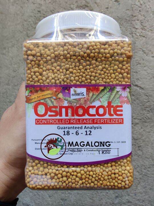 OSMOCOTE 18-6-12 COMPLETE FERTILIZER - ORIGINAL CANISTER CONTROLLED ...