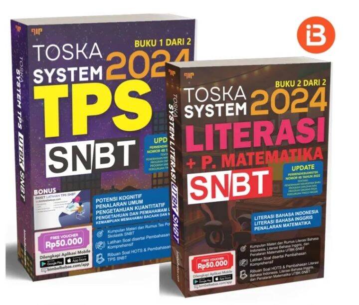 Buku TPS SNBT 2024 : Toska System TPS SNBT 2024 + Literasi Matematika SNBT 2024 | Lazada Indonesia