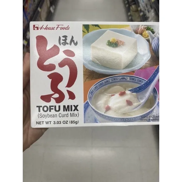 ผงทำเต้าหู สำเร็จรูป ตรา เฮ้าท์ 85 G. Tofu Mix ( House Brand ) โตฟุ ...