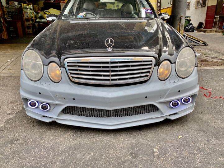 Mercedes Benz w211 E200 E250 Black Bison Bodykit Body kit front rear ...