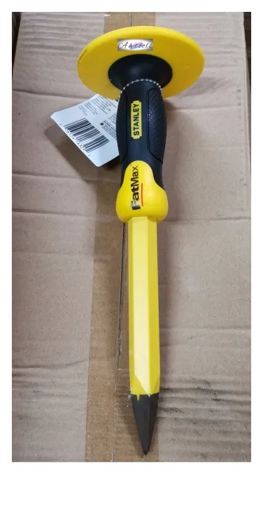 STANLEY "Fat Max" Concrete chisel w/handguard 16-329 bullpoint 3/4"x12 ...