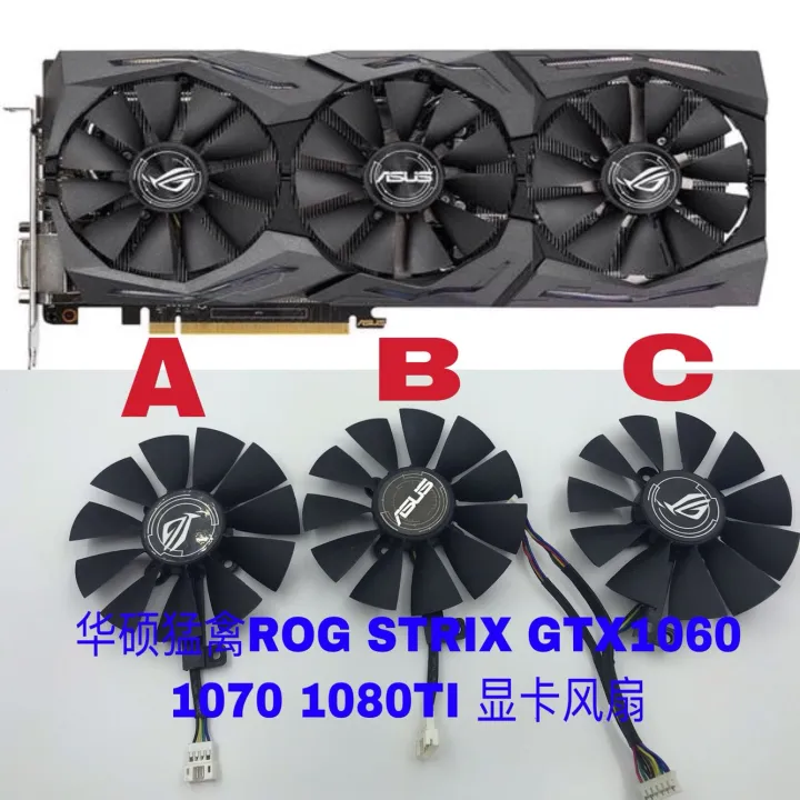 Raptor ROG Strix Gtx1060 1070 1080ti Graphics Card Fan Three Fan ...