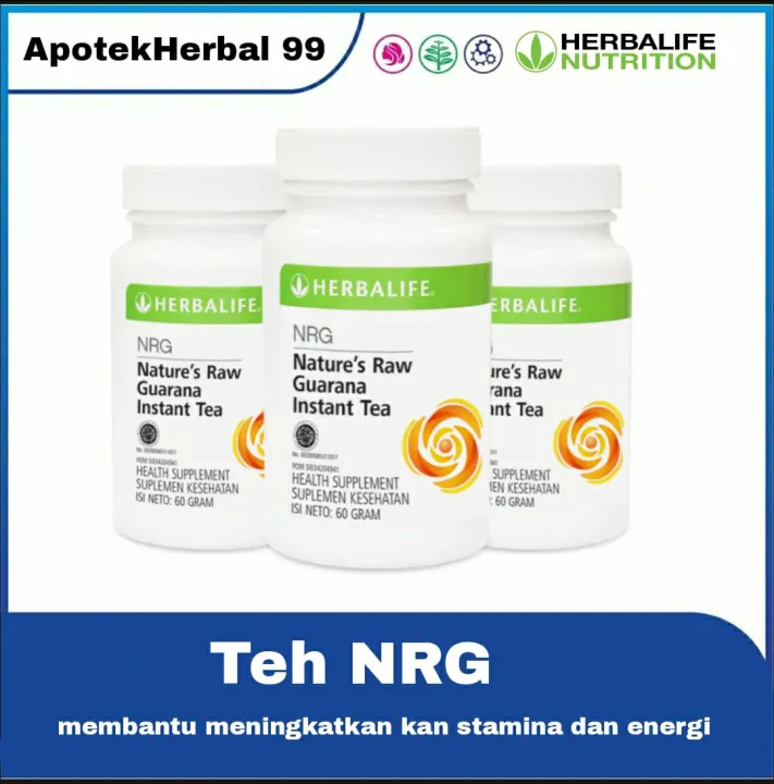 Herbalife N.R.G tea (Barcode Utuh) Original 1000% | Lazada Indonesia
