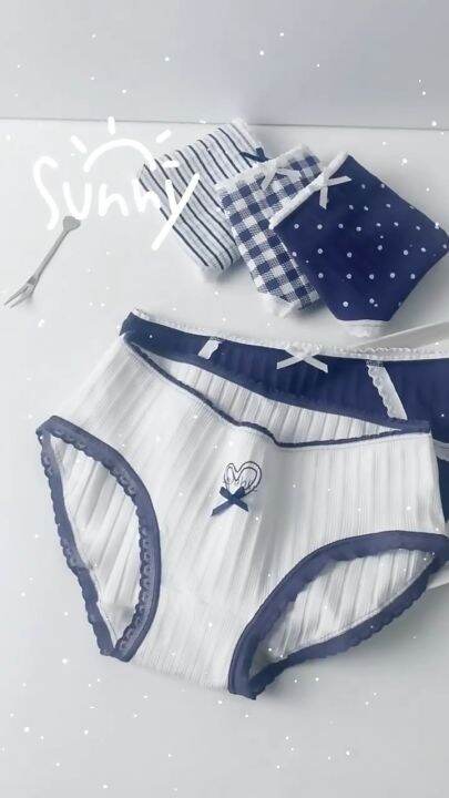 karabl shop กางเกงชั้นในผู้หญิง ผ้าฝ้าย ใส่สบาย สไตล์เกาหลี #U59 ...