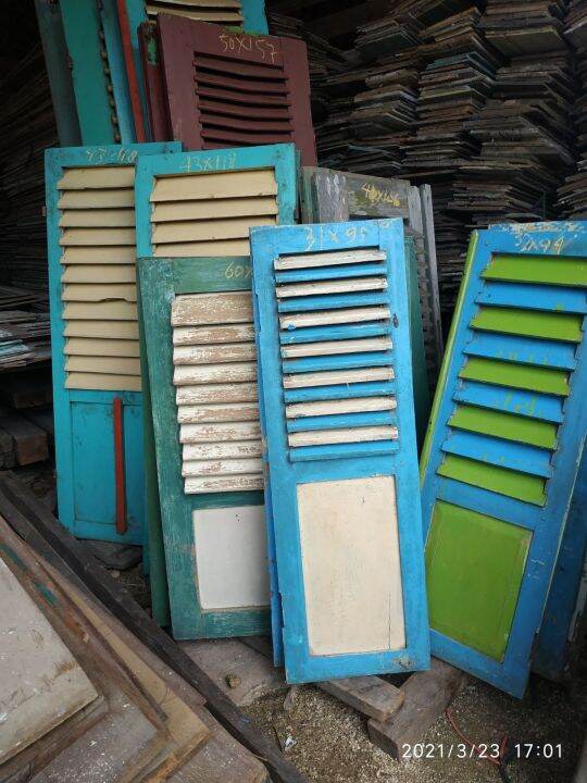 jendela krepyak kayu jati asli kuno | Lazada Indonesia