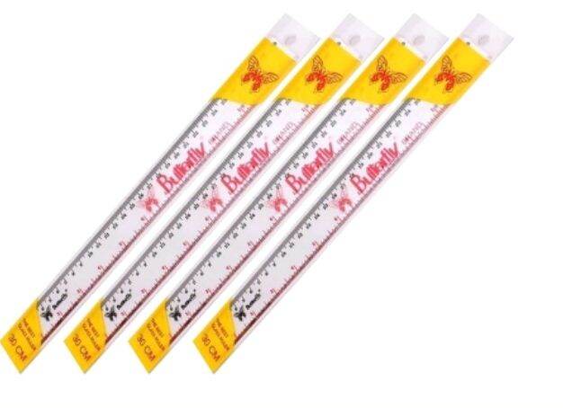 Penggaris plastik butterfly 30cm | Lazada Indonesia