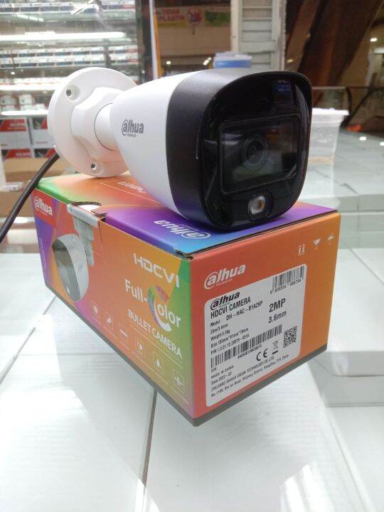 CCTV DAHUA OUTDOOR DH-HAC-B1A29P FULLCOLOR 2.0MP FULL HD 1080p | Lazada ...