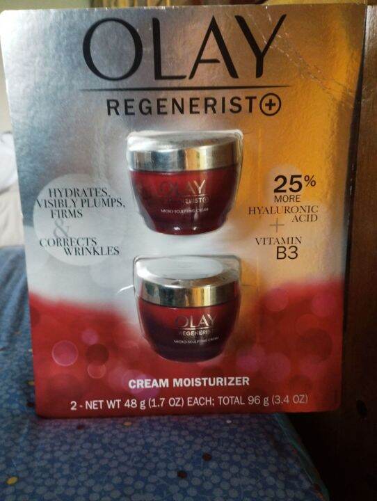 Olay Regenerist+, cream moisturizer, 2 x 48 gm jars | Lazada PH