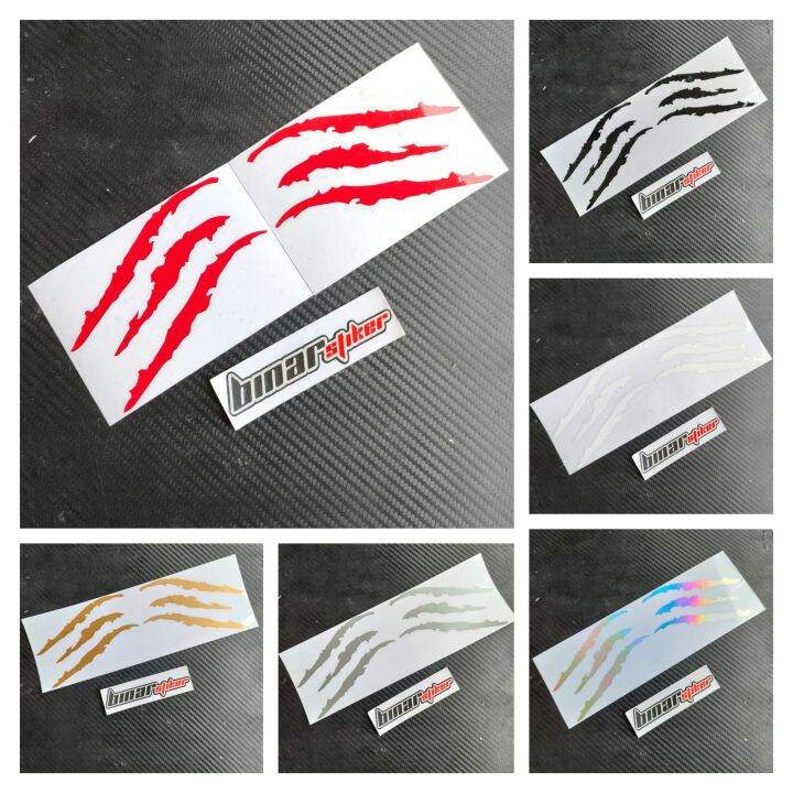 STIKER CUTTING CAKAR MONSTER M MURAH | Lazada Indonesia