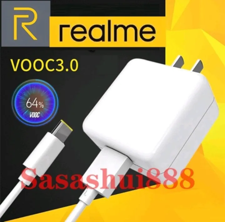 Realme Charger Original Fast charger 5A Micro USB/Type C Cable VOOC ...