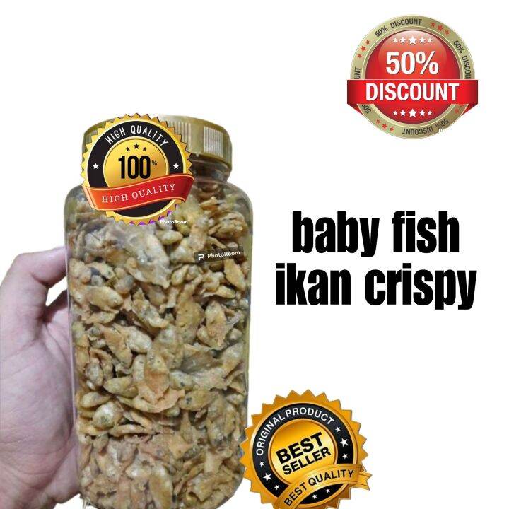 baby fish ikan crispy 1 toples 160 gram halal | Lazada Indonesia