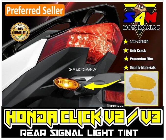Click V2 V3 Rear Signal Light Tint and Tail Light Protector | Lazada PH