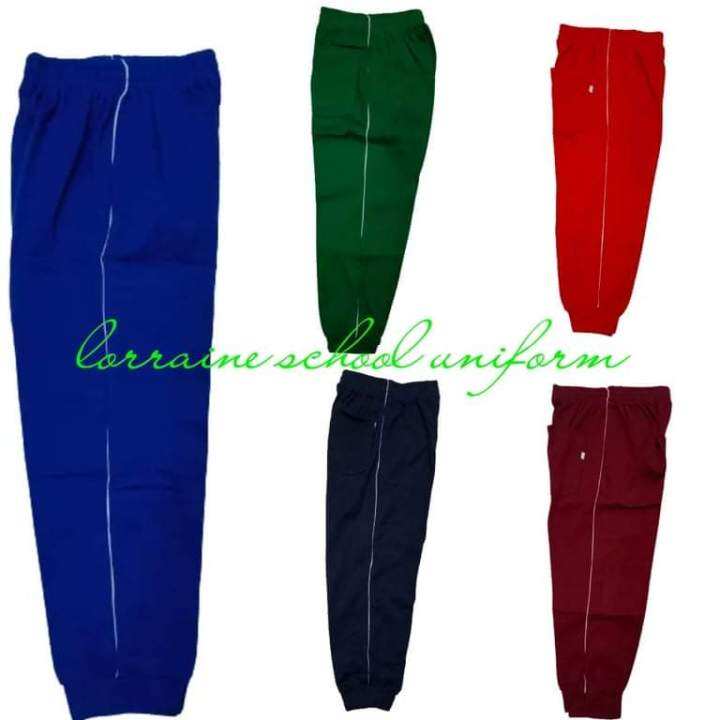PE UNIFORM JOGGING PANTS,COTTON FABRIC | Lazada PH