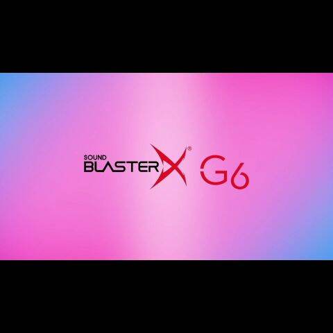 Creative Sound BlasterX G6 High Sound Quality Portable High-Resolution ...