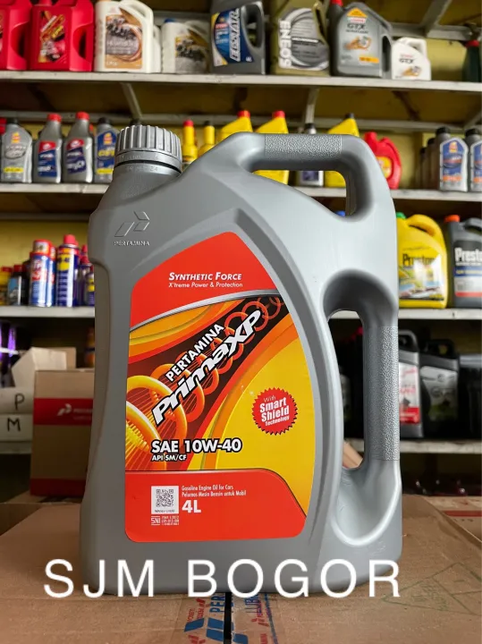 Prima XP 10W 40 kemasan 4 liter | Lazada Indonesia