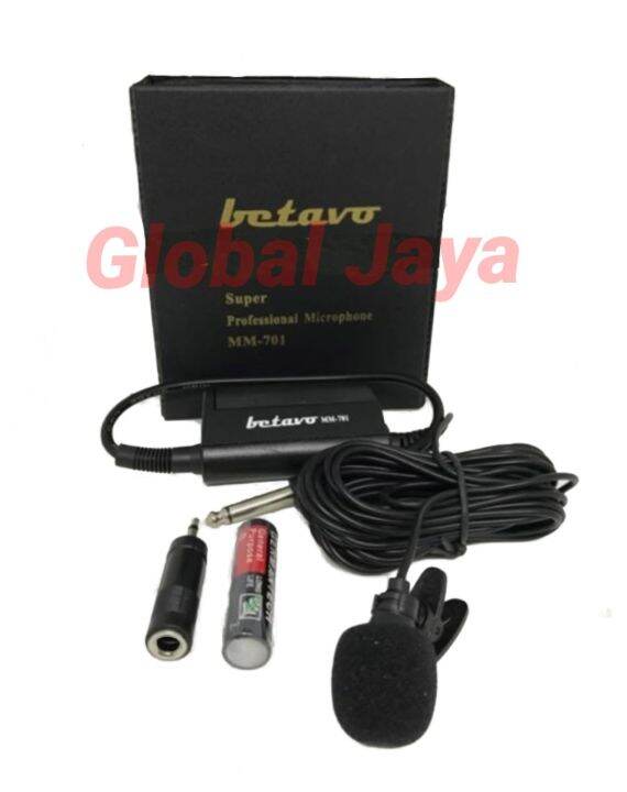 mic jepit betavo M701 mic clip on betavo M 701 mic kancing mic jepit ...