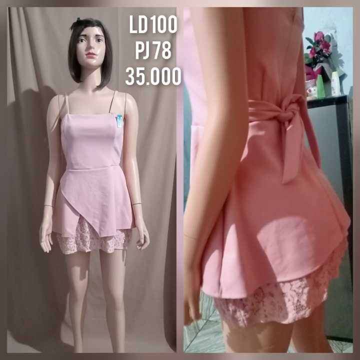 Dress Tali Strip | Lazada Indonesia
